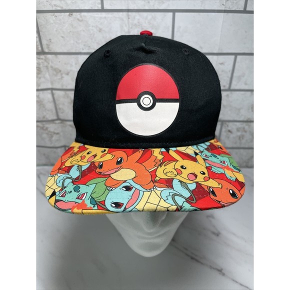 Pokemon | Accessories | Pokemon Baseball Cap Flat Bill Snapback ...